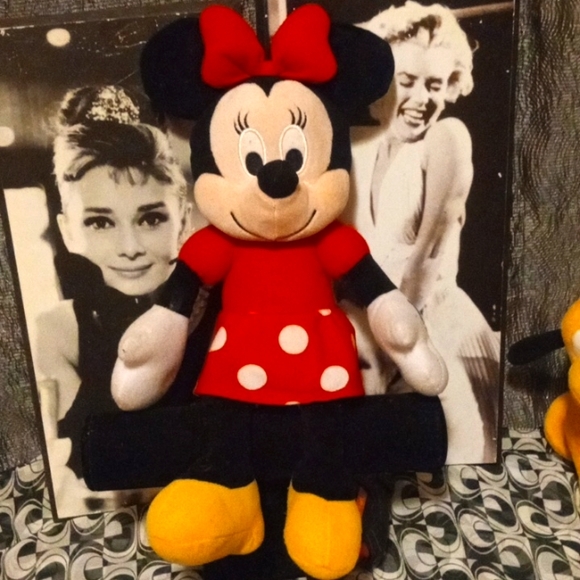 Disney | Toys | Disneys Red Minnie Mouse Plush Doll | Poshmark